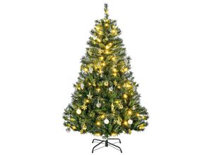 4250871200498 - Künstlicher Weihnachtsbaum mit 120 LEDs grün 95 x 150 cm (ØxH) Tannenbaum Christbaum LED Xmas tree Weihnachtsdeko