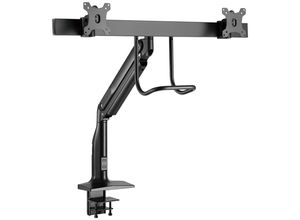 4250058587039 - HAGOR HA - Befestigungskit (Tischmontage Klammer Schraubenmontage) - für 2 LCD-Displays - Schwarz - Bildschirmgröße 43-81 cm (17-32)