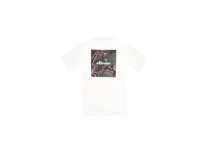 5063061013049 - ellesse - Vipera - T-Shirt in Weiß mit rosa Acid-Aufdruck hinten