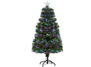 4250871213542 - Weihnachtsbaum 12 m Christbaum Kunsttanne 130 Zweige Metallfuß pvc mehrfarbige Lichteffekte Ø66 x 120H cm - Homcom 4250871213542 - Weihnachtsbaum 12 m Christbaum Kunsttanne 130 Zweige Metallfuß pvc mehrfarbige Lichteffekte Ø66 x 120H cm - Homcom