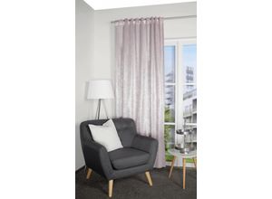 4056751484725 - Vorhang HEINE HOME rosa (rose) Gardinen 245cm Multifunktionsband Multifunktionsband 135cm Polyester B135cm H245cm