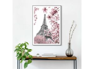 8714597655766 - Bild mit Rahmen REINDERS Spring in Paris schwarz (farbe bild(er) schwarz) B50cm H70cm T16cm Holzwerkstoff Bilder