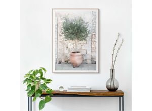 8714597655247 - Bild mit Rahmen REINDERS Olive Tree grün (farbe bild(er) grün) B50cm H70cm T22cm Holzwerkstoff Bilder