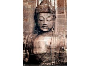 8714597511512 - Deco-Panel REINDERS Buddha Bilder Gr B H 60 cm x 90 cm braun Kunstdrucke Bilder 6090 cm
