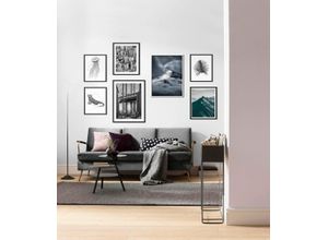 4055065155079 - Bild KOMAR Feather White bunt (farbe bild(er) bunt) B40cm H50cm Holz Papier Bilder Wandbild zur Dekoration - ohne Rahmen