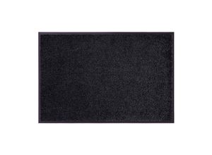 4255636665581 - NYVI Fußmatte Wash & Clean - Wetterfest Saugstark Rutschfest FarbeSchwarz Größe60x180 cm