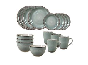 4255701932624 - Geschirrset 16-teilig grün Antonia