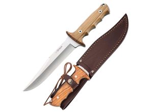 4001833075636 - NIETO Bowie Messer Apache 1042 Gürtelmesser Full Tang Outdoor Olivenholz 18 cm