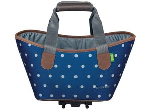 4048174859914 - Fahrradtasche RACKTIME blau (blau gepunktet) Taschen B H T 34cm x 255cm x 37cm Polyester B34cm H255cm T37cm