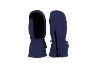 4060109495806 - Fäustlinge MAXIMO Kinder Gr 3 blau (navy) Stoff Kunstfaser Handschuhe mit Reißverschluß atmungsaktiv beschichtet langer Schaft