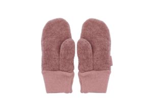 4060109852777 - Fäustlinge MAXIMO Kinder Gr 2 rosa (heiderosemeliert) Fleece Wolle Handschuhe Wollfleece Strickbündchen temperaturregulierend schnell trocknend