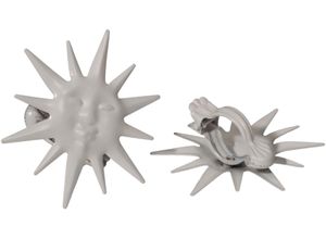 4016318048647 - Dekoklammer »Sonne« Liedeco Gardinen Vorhänge (Packung 2-St) für Gardinen Vorhänge weiß 4016318048647 - Dekoklammer »Sonne« Liedeco Gardinen Vorhänge (Packung 2-St) für Gardinen Vorhänge weiß