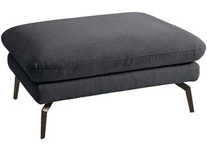 4099516036623 - Hocker DIE PLANBAR MP-IN22025 grau B90 H45 T68 100% Polyester Hocker Fußhocker hochwertige Kaltschaumpolsterung stylische Metallfüße