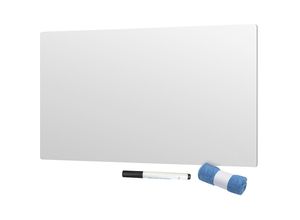 8712752110532 - Whiteboard rahmenlos Stahl emailliert weiß BxHxT 580 x 430 x 7 mm mit Zubehör kaiserkraft