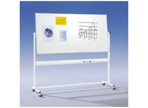 8712752010436 - eurokraft pro Mobile Drehtafel doppelseitig Stahlblech lackiert BxH 1200 x 900 mm