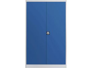 4250633344866 - Flügeltürenschrank Vollblechtüren 5 verzinkte Böden BxTxH 1200x420x2200 mm ral 7035 5010