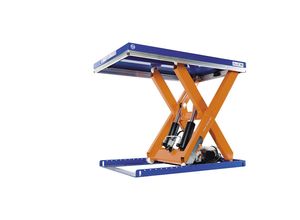 7340092800052 - Profi-Scherenhubtisch Traglast 1000 kg Nutzhub 820 mm Tischplatte LxB 1300x800 mm Motor 400 v   075 kW