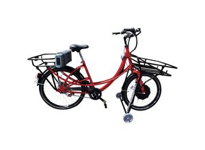 4262509310141 - Transportfahrrad E01 mit Rücktrittbremse rot 3-Gang-Schaltung kaiserkraft