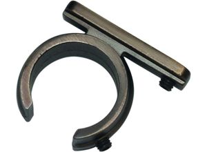 4003018330219 - Verbinder Ring-Adapter für Universalträger braun (bronzefarben) B2cm L4cm Gardinenstangenhalterungen Serie Einzelprogramm Chicago Ø 20 mm