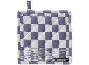 8719002164437 - Topflappen DDDDD Barbeque 21x21 cm Baumwolle blau B21cm L21cm 100% Baumwolle Topflappen