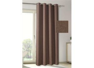 4025358022531 - Vorhang MY HOME MAILAND rot (rotbraun) B140cm H235cm Polyester Gardinen blickdicht verschiedene Farben 140 x 235 Sicht- und Lichtschutz