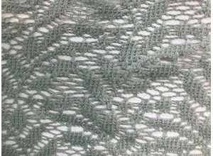 4056751491358 - Vorhang HOME WOHNIDEEN PANILIA Gr 1 grün B140cm H145cm Wirkware Polyester Gardinen Kombibandschal PANILIA mit Raschelspitze