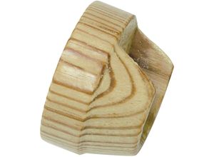 4003018004943 - Gardinenstangenhalter Wandlager für Ø 28 mm Holz Gardinenstangenhalterungen Gr Ø 28 cm beige (kiefer) Gardinenstangenhalter Gardinenstangenhalterungen Serie Gardinenstangen-Set Lugano Classic Ø 28 mm