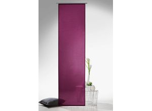 4005385143072 - Schiebegardine WECKBRODT Klara Gr 1 lila (beere) B60cm H245cm Polyester Gardinen Raumteiler Wildseiten - Optik halbtransparent Store