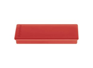 4013695056487 - Rechteck-Magnet BxLxH 22 x 55 x 8 mm VE 60 Stk rot magnetoplan