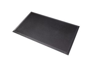 0662641819870 - NOTRAX Schmutzfangmatte rollstuhlgeeignet schwarz LxB 900 x 700 mm