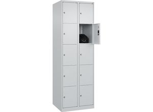 4067521350652 - CP Schließfachschrank Classic Plus lichtgrau 080000-205 S10008 10 Schließfächer 600 x 500 x 1850 cm