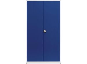 4250633343333 - mauser Universalschrank extrahoch HxBxT 2200 x 1200 x 500 mm lichtgrau   ultramarinblau