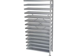 4250621501332 - Steckregal für Regalkästen HxB 2100 x 1000 mm Anbauregal Tiefe 300 mm ohne Kästen STEMO