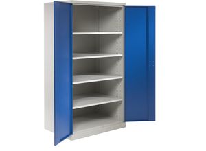 4061753275714 - eurokraft pro Flügeltürschrank XXL Breite 1000 mm Tür enzianblau