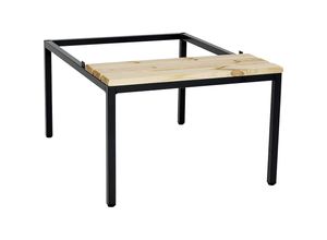 7042423616218 - Sockel mit Bank für Spindserie Fydor schwarz   Kiefer Breite 600 mm kaiserkraft
