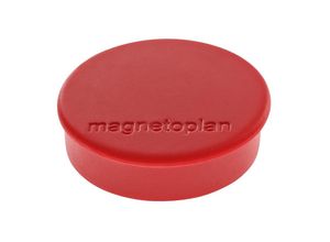 4013695056166 - Magnet DISCOFIX HOBBY Ø 25 mm VE 100 Stk rot magnetoplan