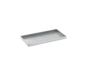 4061753275974 - eurokraft basic Stahl-Kleingebinde-Auffangwanne LxBxH 940 x 470 x 60 mm mit Zulassung Auffangvolumen 25 l verzinkt