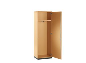 4260429761609 - LENA - Garderobe 1 Fachboden 1 ausziehbare Kleiderstange Buche-Dekor kaiserkraft
