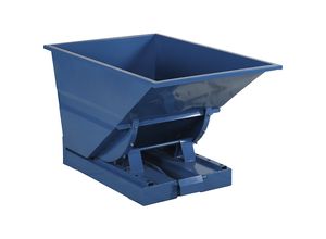 7332687084343 - Kippbehälter für leichte Güter Traglast 600 kg signalblau RAL 5005 Volumen 03 m³ kaiserkraft