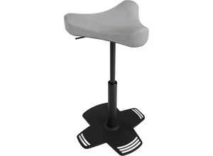 4014296952031 - Stehhilfe SITNESS FALCON mit ergonomisch geformtem Sattelsitz Bezug grau Topstar
