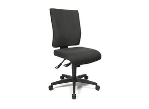 4014296957548 - Bürostuhl COMFORT Höhenverstellbare Rückenlehne Bezug anthrazit Topstar