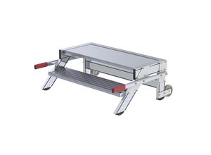 4031405500198 - MUNK Günzburger Steigtechnik Guenzburger Steigtechnik 50019 Aluminium Treppe fahrbar Arbeitshöhe (max) 24 m Silber 20 kg