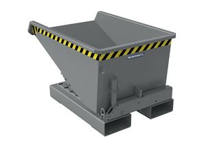 4052462063976 - eurokraft pro Kippbehälter inkl Abrollmechanismus Volumen 015 m³ LxBxH 960 x 640 x 550 mm grau