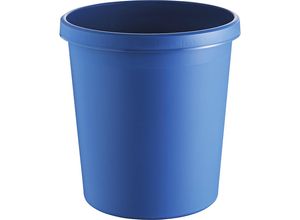 4012086052503 - helit Papierkorb aus Polyethylen Volumen 18 l HxØ 320 x 310 mm blau VE 15 Stk
