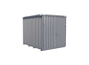 4260736810106 - Lagercontainer 2 Flügeltüren Außen-BxHxT 2300 x 2400 x 3100 mm kaiserkraft