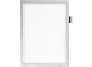 4005546990088 - DURABLE DURAFRAME® Info-Rahmen MAGNETIC NOTE A4 für direktes Beschriften magnetisch VE 5 Stk Rahmen silber