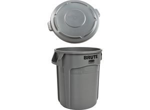 4061753271655 - Universalcontainer BRUTE® mit Deckel rund Volumen 75 l grau Rubbermaid