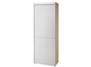 4032062018385 - eurokraft pro ANNY - Rollladenschrank 5 Fachböden Ahorn-Dekor   alusilber