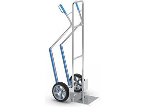 4260285077241 - eurokraft basic Aluminium Sackkarre Schaufel BxT 300 x 290 mm mit Gleitkufen