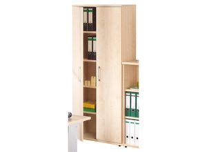 4260267322376 - PETRA - Aktenschrank HxBxT 1851 x 800 x 362 mm Ahorn-Dekor kaiserkraft